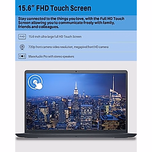 Dell 2023 Inspiron 3525 Laptop, 15.6" FHD Display, AMD Ryzen 7 5825U Processor (Up to 4.5GHz), 32GB DDR4 RAM, 1TB SSD, AMD Radeon Graphics, Wi-Fi, Anti-Glare, USB Type-A&C, Windows 11 Home