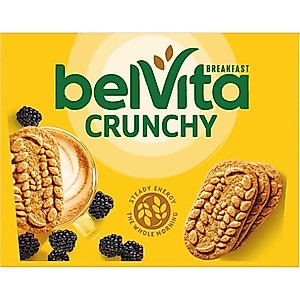 belVita Cinnamon Brown Sugar Breakfast Biscuits, Value Pack, 12 Packs (4 Biscuits Per Pack)