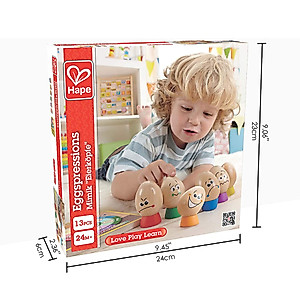 Hape Eggspressions Wooden Learning Toy with Illustrative Book