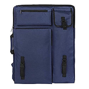 Artists Carry Bag Art Student Drawing Board Sketch Pad Storage Bag Portable Multifunctional Field Waterproof Durable Portfolio Backpack Sketching Painting Art Supplies Organizer Case