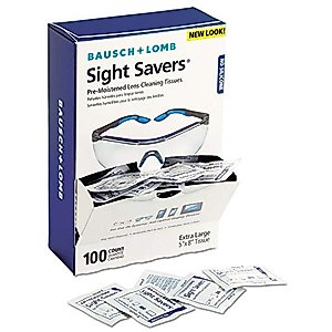 Sight Savers Premoistened Lens Cleaning Tissues (100 Tissues/Box)