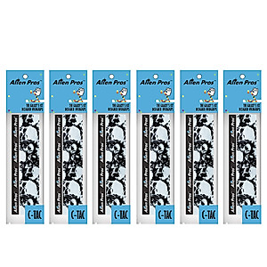 ALIEN PROS Tennis Racket Grip Tape (6 Grips) – Tac Moisture Feel Tennis Grip – Tennis Overgrip Grip Tape Tennis Racket – Wrap Your Racquet for High Performance (6 Grips, Skull)