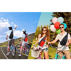 Y&R Direct Sling Bag Sling Backpack,Shoulder Chest Crossbody Bag Purse Nylon Lightweight Multicolor Small Daypack Outdoor Hiking Camping Travel Women Men Gifts