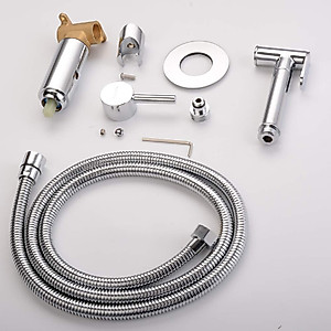 REWEE Handheld Bidet Sprayer for Toilet, Hot and Cold Bidet Sprayer,Portable Bidet for Toilet,Toilet Sprayer with Mixer