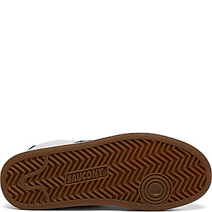 Saucony Women's Jazz Court Sneaker, White/Black, 6.5 Medium