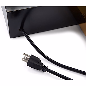 Displays2go Freestanding Garment Display Rack, Recessed LED Lighting, for Retail Boutique - Gold (SMOFCGRLED)