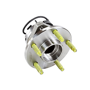 AutoShack Front Wheel Hub Bearing Pair of 2 Driver and Passenger Side Replacement for 2004-2012 Chevrolet Malibu 2008-2010 HHR Cobalt 2005-2010 Pontiac G6 2007-2009 Saturn Aura V6 FWD 5-Lug HB613216PR