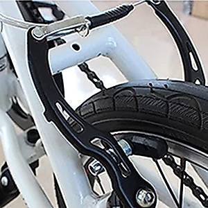 Lomodo 6 Pieces Bicycle Brake Accessories Including 2 Pack Aluminium Alloy Brake Levers (2.2 cm in Diameter) and 2 Pair V Brake Set and 2 Pack Brake Wire for Mountain/Road/MTB Bike(Red)