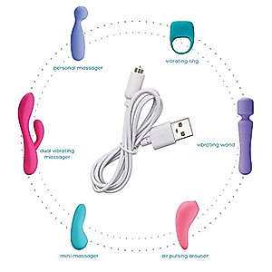 PlusOne Replacement Magnetic Charging Cables, 2Count