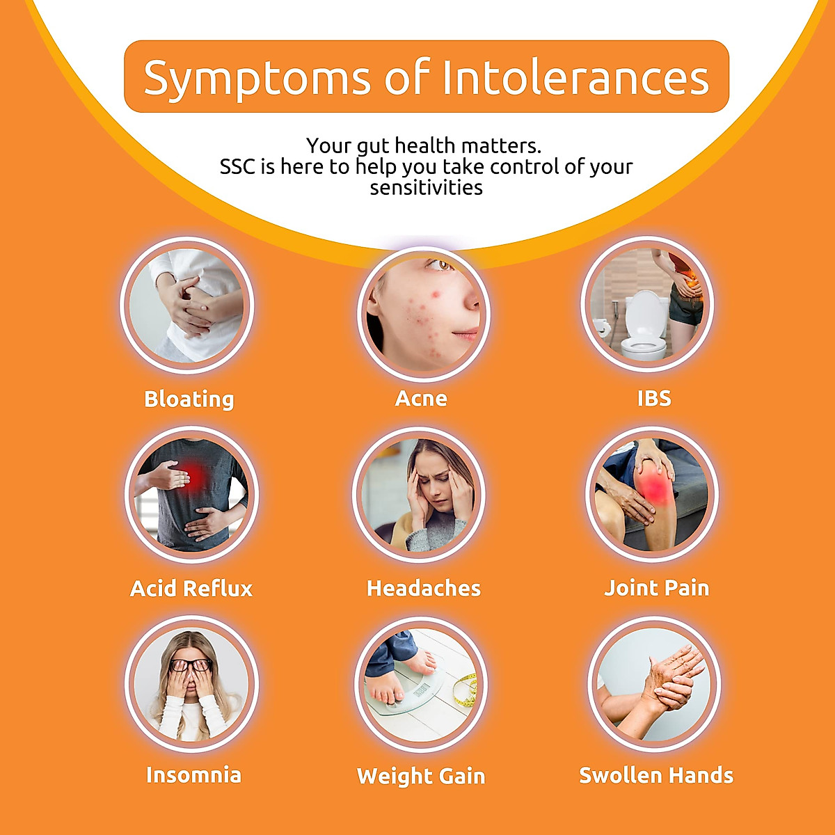 Advanced Health & Food Sensitivity Test by SSC (700+ Items Tested), Environmental & Food Intolerance Testing Kit for Adults, Accurate Hair Analysis at Home Test Kit