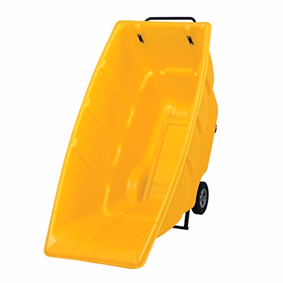 Vestil TDT-100-LD-YELLOW Plastic Light Duty Tilt Truck 1 Cubic Yard 850 Lb. Capacity Yellow