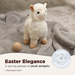 Bearington Lil' Alma Small Plush Stuffed Animal Llama, 7 inches