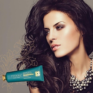 T’zikal Deep Moisturizing Conditioning Cream with Ojon Oil - Travel Size Leave In Conditioner for Curly Hair - Hair Treatment for Dry Damaged Hair and Natural 4C Hair - Sulfate Free Conditioner