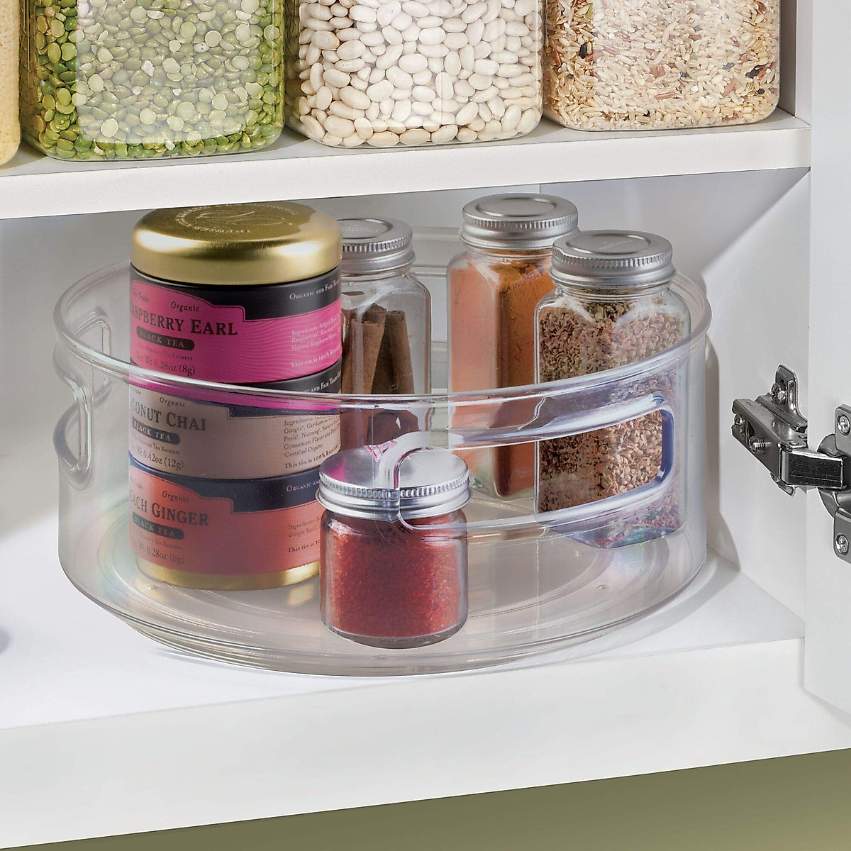 iDesign Cabinet/Kitchen Binz Turntable, Clear