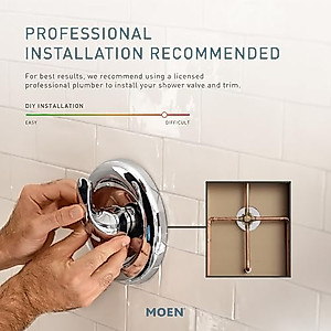 Moen 82618BL Meena Black Single-handle Modern Shower Faucet with Handshower and Tub Spout, 4 Spray Functions, Pressure Balancing, Adjustable Temperature, Durable