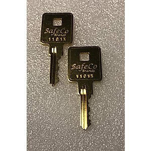 SafeCo Brands 1101X Key for 1965-1995 Coleman POP UP Camper 2-Keys