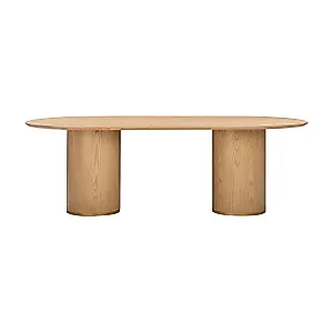 Tov Furniture Brandy Natural Ash Wood Oval Dining Table