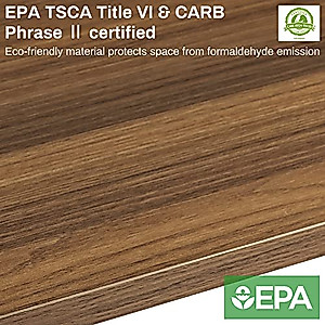 EUREKA ERGONOMIC 60 Inch Computer Desk Large Manual Height Adjustable Gaming Desk, Home Office Desk with Monitor Stand Shelf Led Lights Strips, Computer Desk with Dual 2 Monitor Mouse Pad, Brown