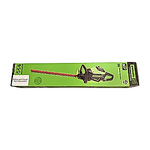 Greenwork Pro 60-Volt Max 26-in Dual Cordless Electric Hedge Trimmer (Bare Tool Only, Battery and Charger Not Included)