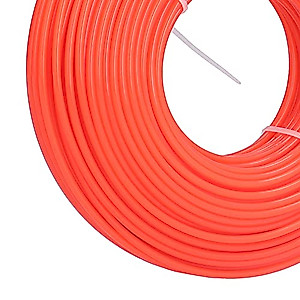 Fdit 3mm Brush Cutter Nylon Rope Round Nylon Rope Wire Brush Cutting Machine Line Cord Wire Grass Trimmer Replacement Accessory for Trimming Spool of Lawn Mower