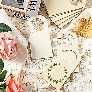 Blank Clothing Rack Divider Wooden Closet Size Divider Baby Closet Blank Organizers hanger separators Hanging Closet Dividers with Marker Pen for Home Nursery Baby Clothes (25 Pieces)