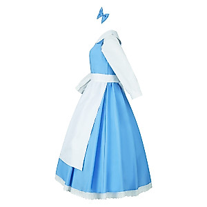 LILLIWEEN The Beast Costume Dan Stevens Halloween Cosplay Outfits Mens Aristocrat Costume (Belle, Medium)