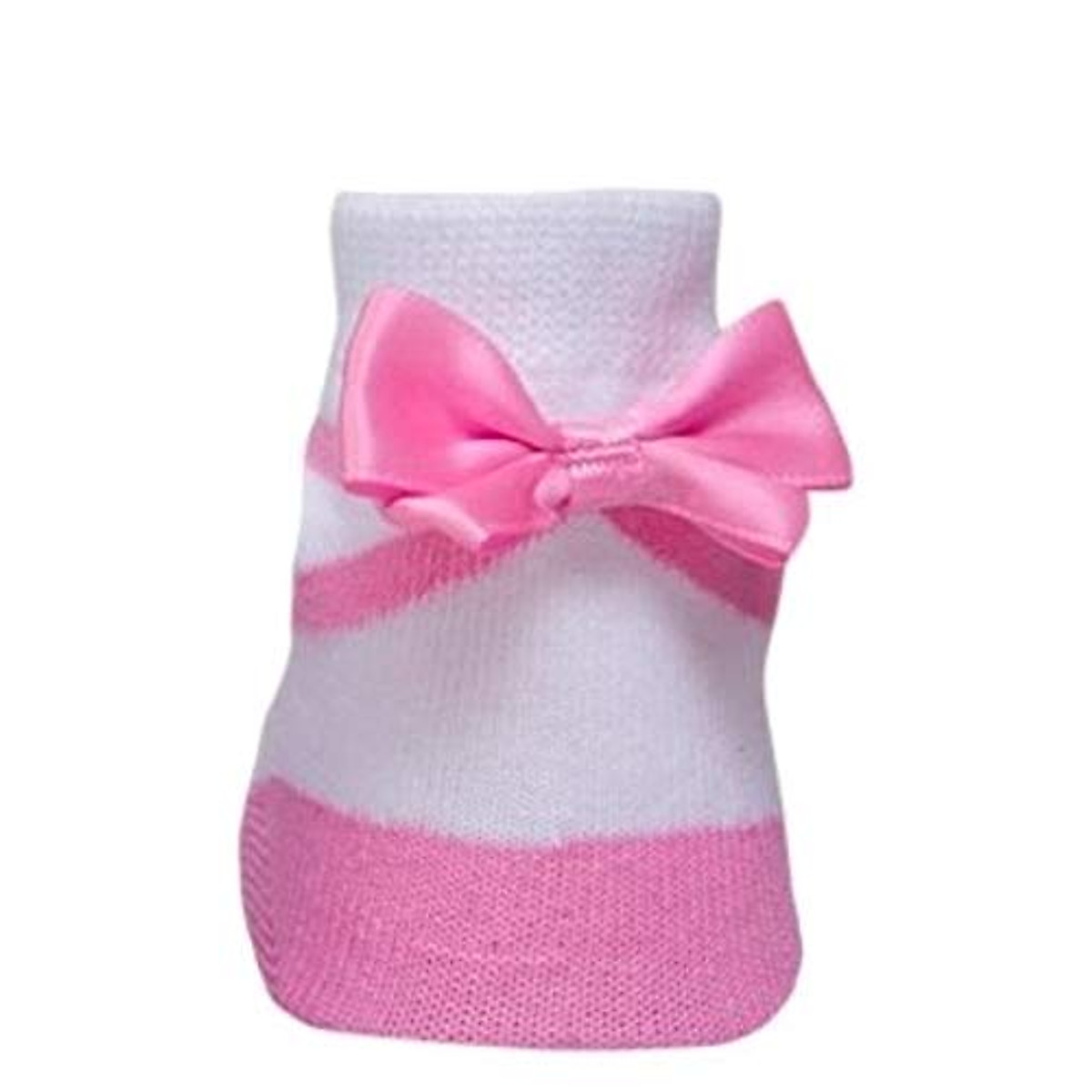 Baby & Toddler Girl Mary Jane Socks with Shoe-Look-Anti-slip Soles-Cotton -1 Pair (LIGHT PINK/PINK FESTIVE/BAL, 0-12 Months)