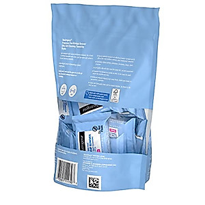Neutrogena Fragrance-Free Makeup Remover Cleansing Towelette Singles, Individually-Wrapped Daily Face Wipes to Remove Dirt, Oil, Makeup & Waterproof Mascara for Travel & On-the-Go, 20 ct (Pack of 6)