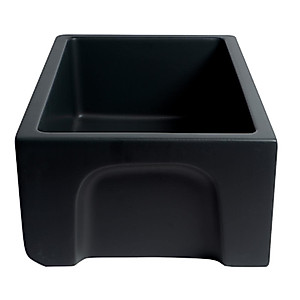 ALFI brand AB3018HS-BM Kitchen Sink, Black Matte