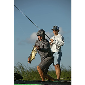 Huk Men's Standard Next Level Quick-Drying Performance Fishing Shorts, Charcoal-10.5", X-Large