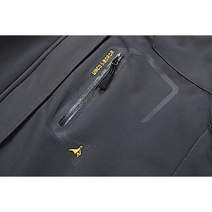 MOERDENG Men's Waterproof Ski Jacket Warm Winter Snow Coat Mountain Windbreaker Hooded Raincoat