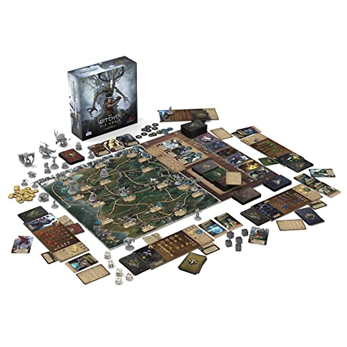The Witcher Old World Board Game | Fantasy Game | Competitive Adventure Game | Strategy Game for Adults | Ages 14+ | 1-5 Players | Avg. Playtime 90-150 Minutes | Made by Go On Board
