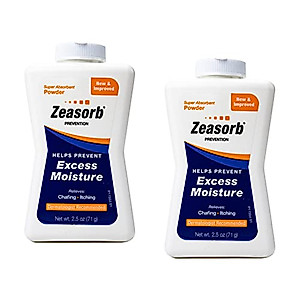 Zeasorb Prevention Super Absorbent Powder 2.5oz (Pack of 2)