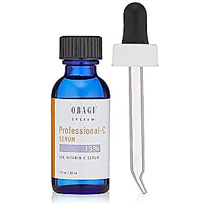obagi Vitamin C Serum 15% - Professional C Serum Skin Care – Contains Concentrated L Ascorbic Acid - Helps Minimize the Appearance of Wrinkles, Brightens Skin, and Retains Moisture- 1.0 Fl Oz.