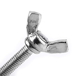 Fdit 8 Types 5PCS/Bag M5 304 Stainless Steel Wing Butterfly Screws Bolts Wingbolt Machine Fastener (M5 * 40mm)