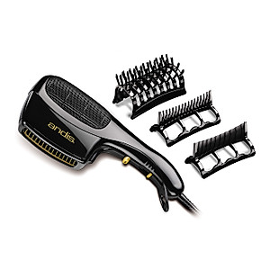 Andis 30120 1875-Watt Tourmaline Ceramic Ionic Styling Hair Dryer, Styling Hair Dryer with Ionic Frizz-Free Technology, No Heat Damage, Lightweight Hairdryer for Normal & Curly Hair - Black