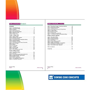 Spectrum 6th Grade Writing Workbooks, Ages 11 to 12, 6th Grade Writing, Informative, Argumentative, and Descriptive Story Writing Prompts, Writing Practice - 136 Pages