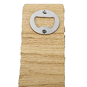Homend 100Pack Wall Mount Bottle Openers, Mounting Hardware Included, Vintage Rustic Bar(Wood Block is not Included) (Silver)