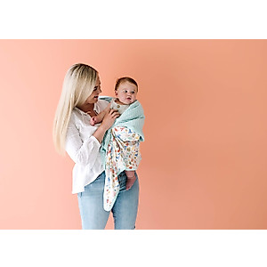 Large Premium Knit Baby 3 Layer Stretchy Quilt Blanket"Nautical" by Copper Pearl