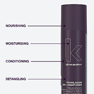 KEVIN.MURPHY YOUNG.AGAIN Dry Conditioner - Adds Moisture to Hair - For Dry & Coloured Hair - Spray - Detangling Conditioner - 250 mL / 8.45 fl oz