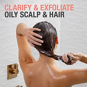 Neutrogena Exfoliating Healthy Scalp Clarify & Shine Conditioner for Oily Hair and Scalp, Anti-Residue Conditioner with Pink Grapefruit, Paraben & Phthalate-Free, Color-Safe, 12 Fl Oz (pack of 3)