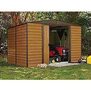 Arrow WR108 Woodridge EG, 10 by 8-Feet Steel Storage Shed, 10' by 8'