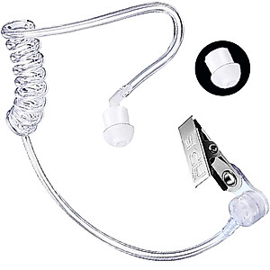 Btanadi Spy Earpiece Secret-Service-Costume, Fake Earpiece for Men-in-Costume-Black/FBI/Secret Agent/MIB/Secret Service/Security Guard Costumes Accessories for Kids