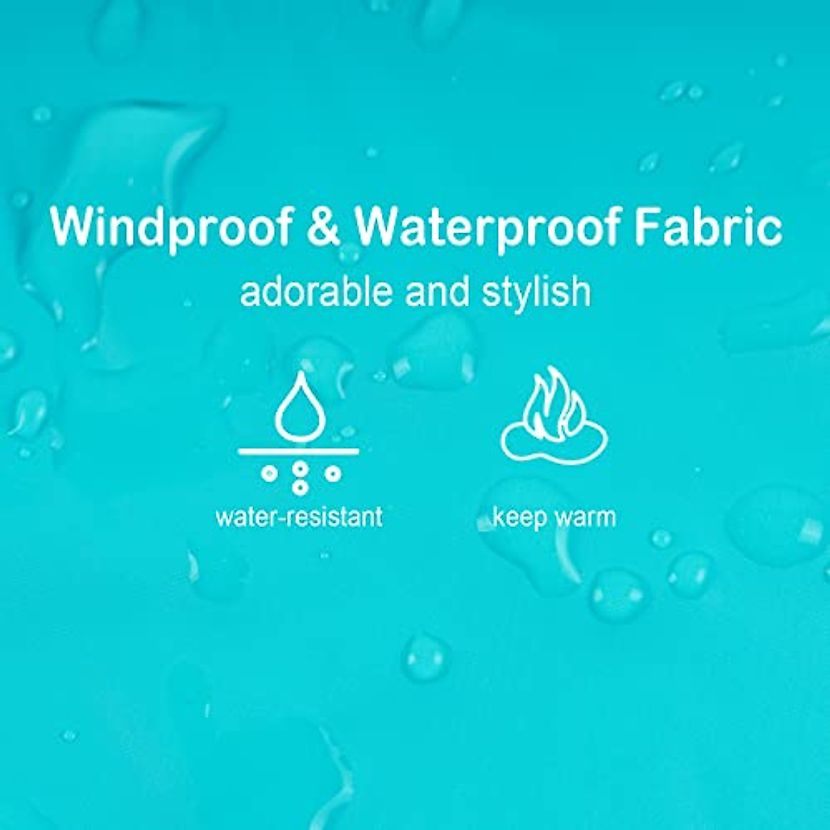 FUAMEY Dog Winter Coat,Puppy Puffer Jacket Warm Padded Pet Snow Vest Cute Windproof Dog Clothes Doggy Warm Waterproof Outdoor Lightweight Small Dog Hoodie,Chihuahua Poodles Yorkshire Pet Apparel