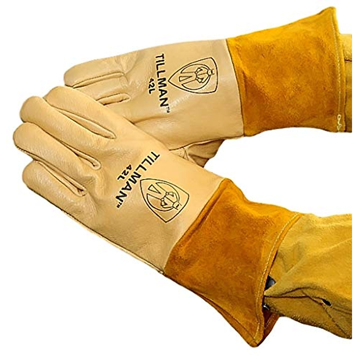Tillman Welding Safety Gloves, 42m, Tan