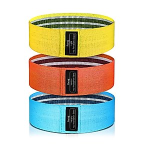 Resistance Bands, Exercise Workout Bands for Women and Men, 5 Set of Stretch Bands for Booty Legs, Pilates Flexbands