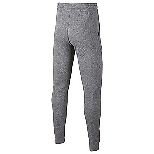 Nike Boy's NSW Club Jogger Fleece Pant, Carbon Heather/Cool Grey/White, Medium