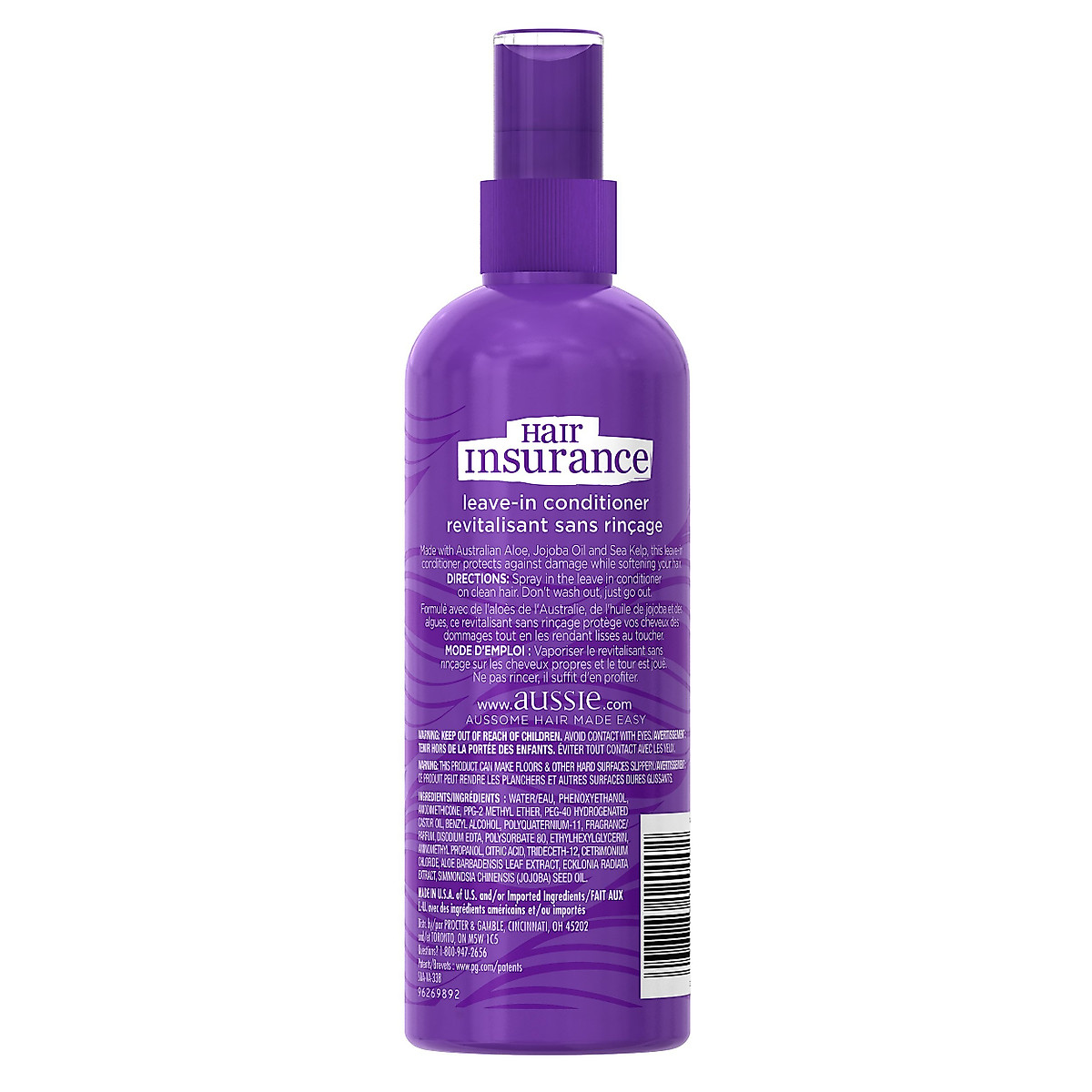 Aussie Hair Insurance Leave-In Conditioner 8 Fluid Ounce