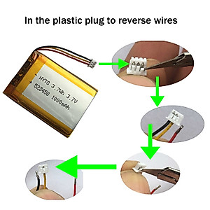 AOLIKES 523450P Battery, 1000mAh Battery Replacement for Corsair H2100 HS70 Void Pro RGB Wireless Headset, Razer Opus X Headset Battery Replacement