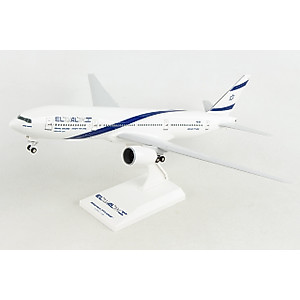 Daron Worldwide Trading SKR752 Skymarks El AL 777-200 1/200 W/Gear Model Kit